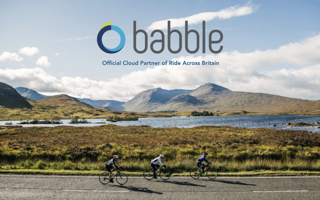 BABBLE: CLOUD PARTNER OF RIDE ACROSS BRITAIN - Threshold Sports